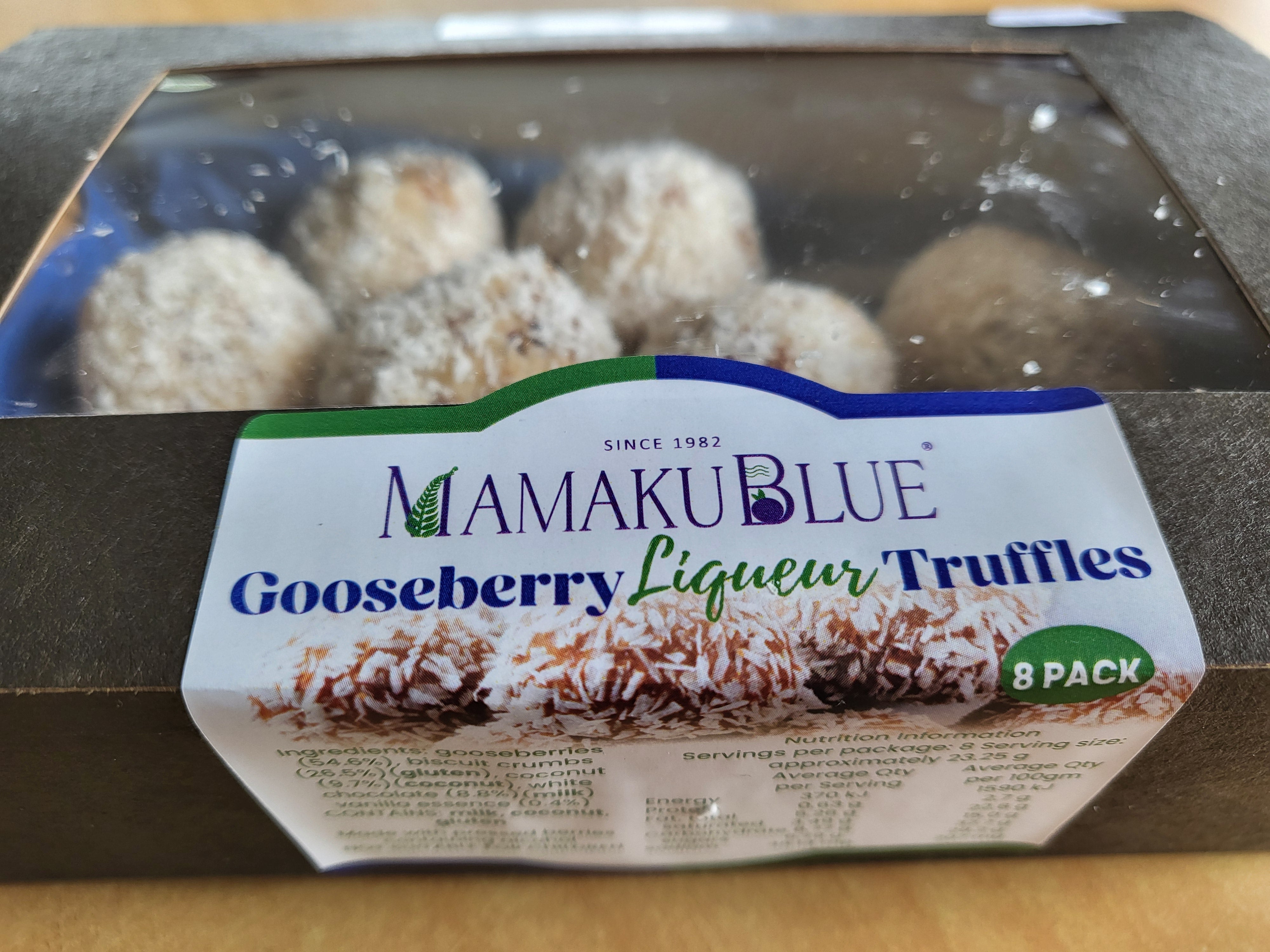 Gooseberry Liqueur Truffles – Mamaku Blue